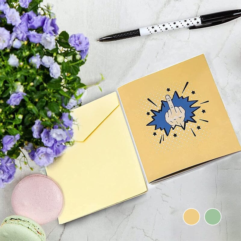 3D Funny Middle Finger Card – Dodorado us